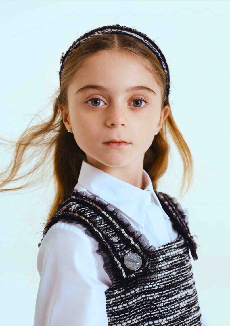 Genny Princess Beautifully Woven Pinafore – Tiny Models